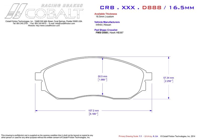 CRB.XRx.D888 (350Z/370Z Front) - Electron Sport