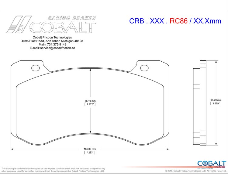 BMW G80 M3 / G82 M4 CRB.XRx.RC86 (Front) - Electron Sport