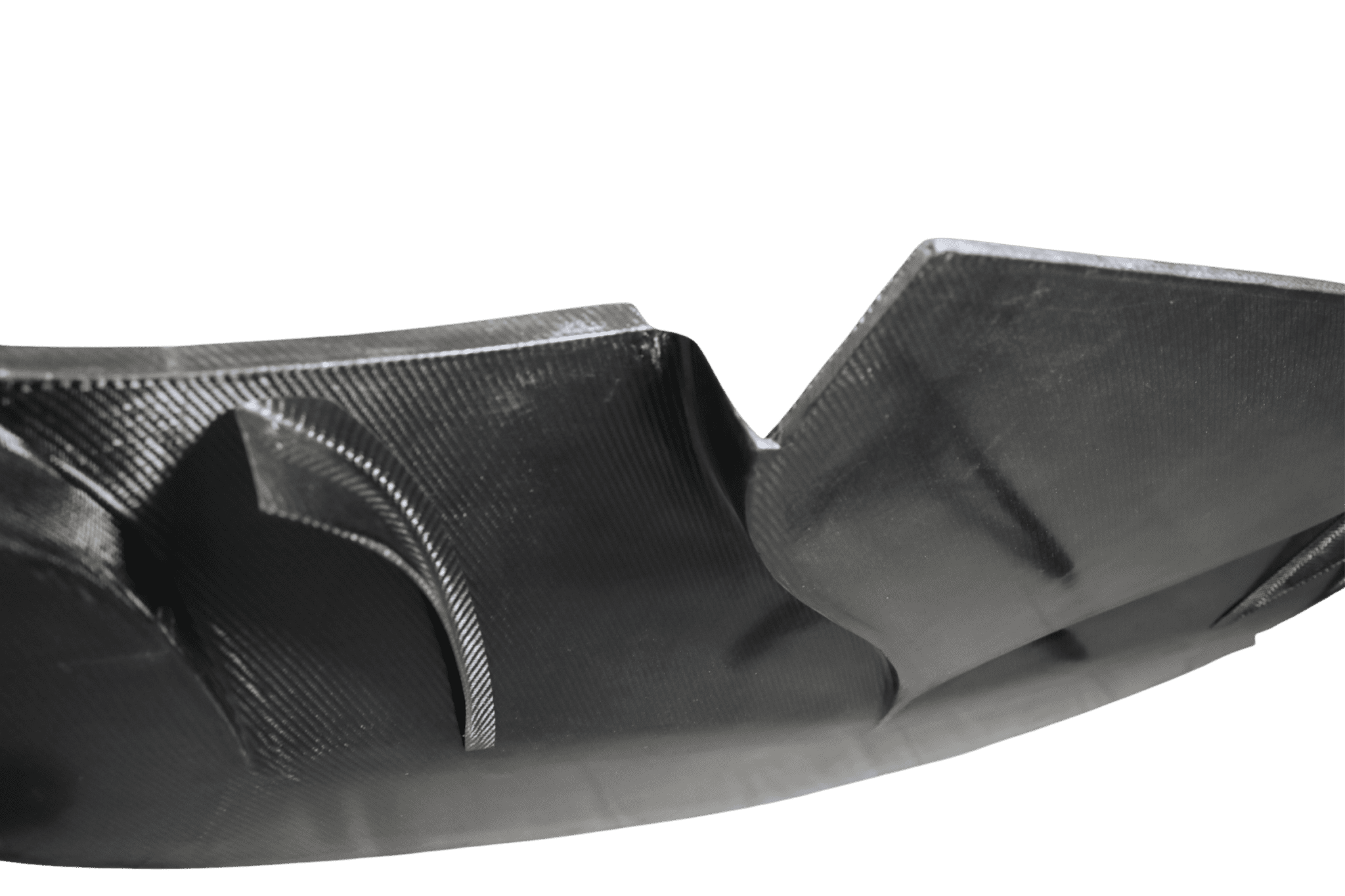Corvette C6 - Underwing / Splitter Turning Vanes - Electron Sport