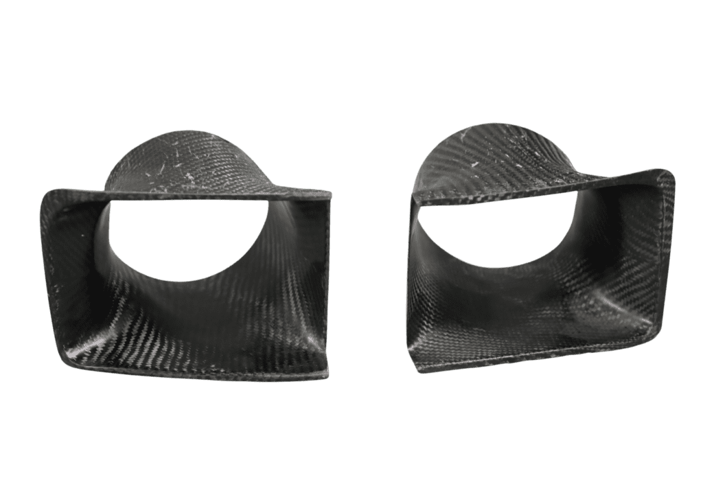 Corvette C6 - World Challenge Fascia Brake Ducts - Electron Sport