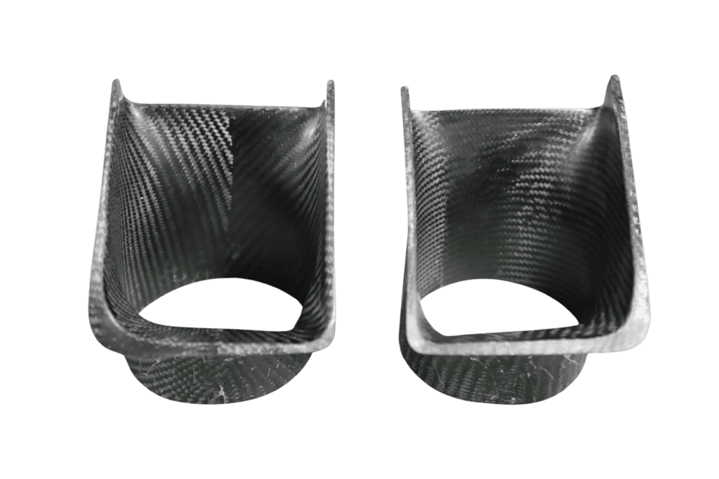Corvette C6 - World Challenge Fascia Brake Ducts - Electron Sport
